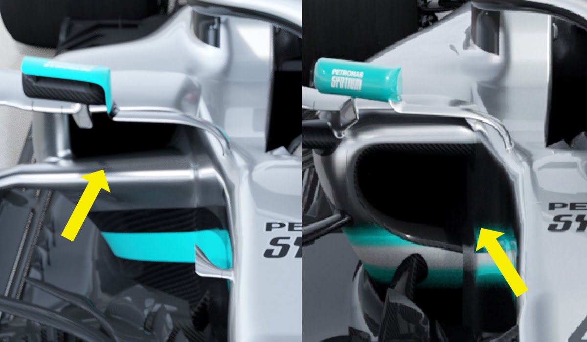 Tech: How Mercedes have shrunk their sidepods to extreme levels ...