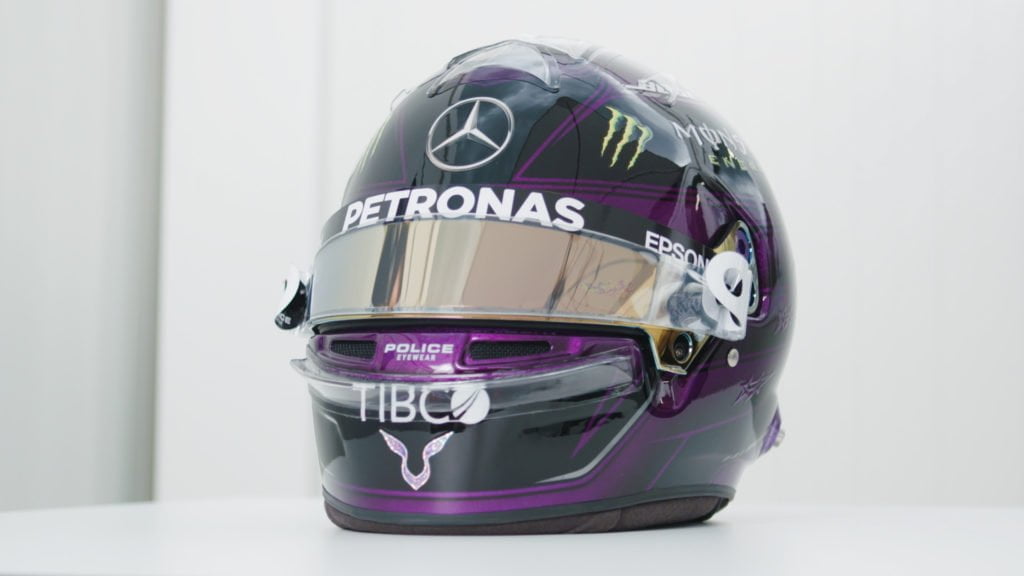 Hamilton reveals revised 2020 helmet livery - Motorsport Week