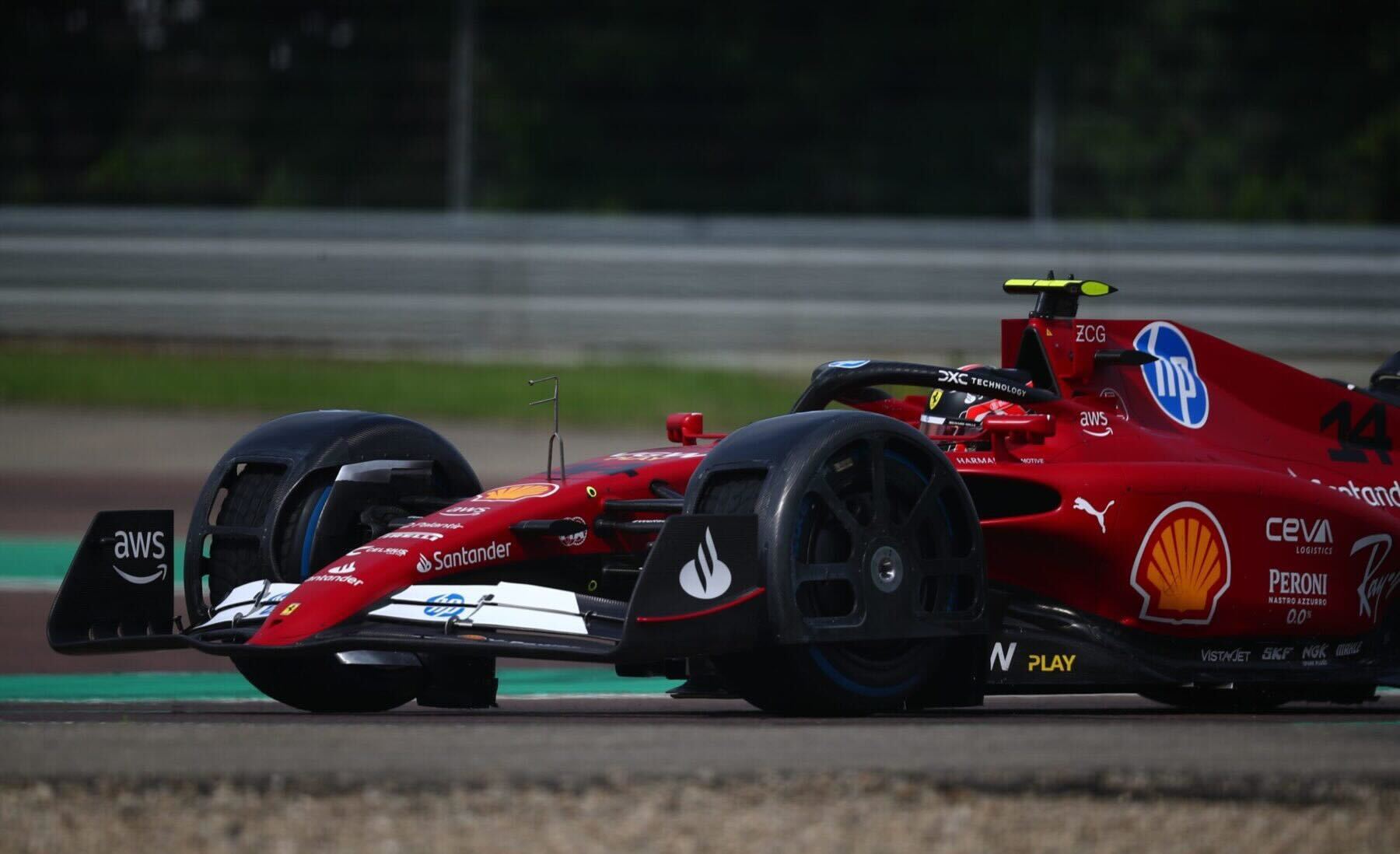 Ferrari tests oddball F1 wet-weather tyre guards at Fiorano ...