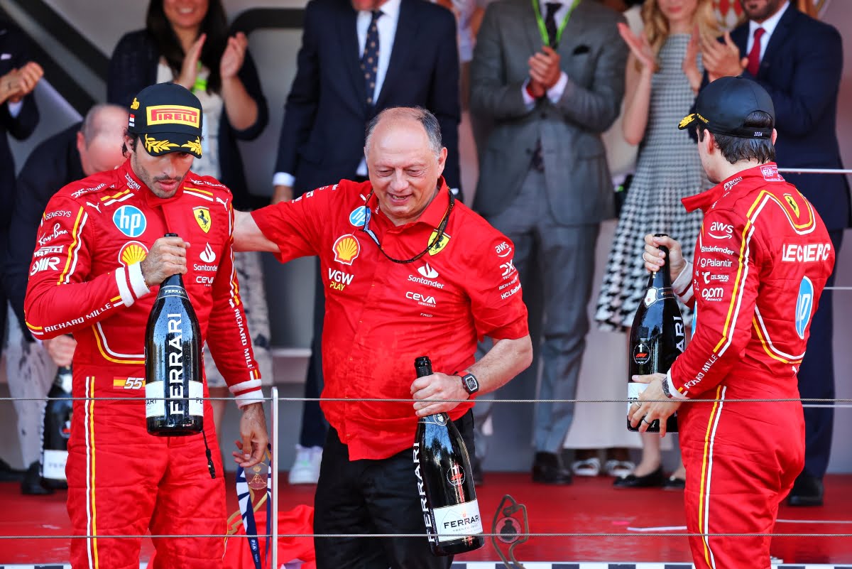 Ferrari hails Sainz managing 'difficult' situation in F1 Monaco GP ...