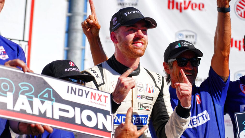 IndyNXT champion Louis Foster joins IndyCar with RLL - Motorsport Week