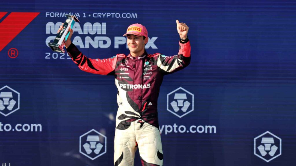 George Russell retains podium in Miami as Red Bull protest rejected ...