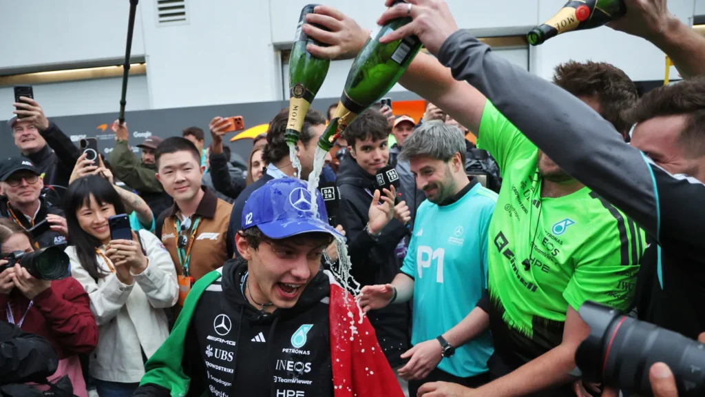 George Russell criticised for Kimi Antonelli F1 title battle comments ...